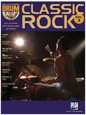 Classic Rock Drum Play Along Bk/CD Bk 2 – Shearer's Music Works
